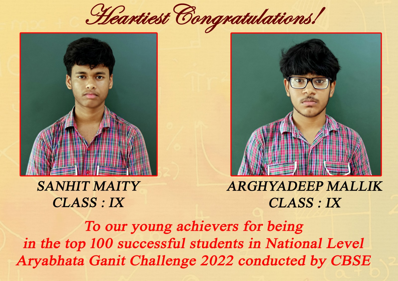 Aryabhatta Ganit Challenge Aryabhata Ganit Challenge Conducted By CBSE
